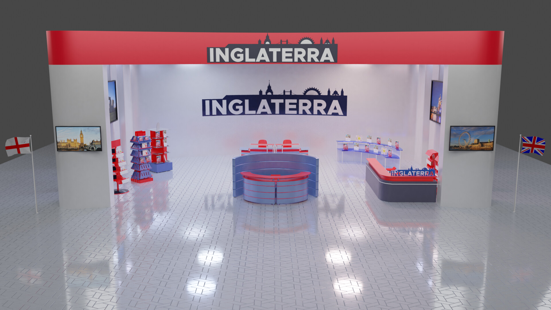 ArtStation - Stand marca país Inglaterra