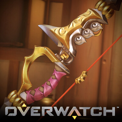 ArtStation - Dai-Tengu Hanzo bow Weapon