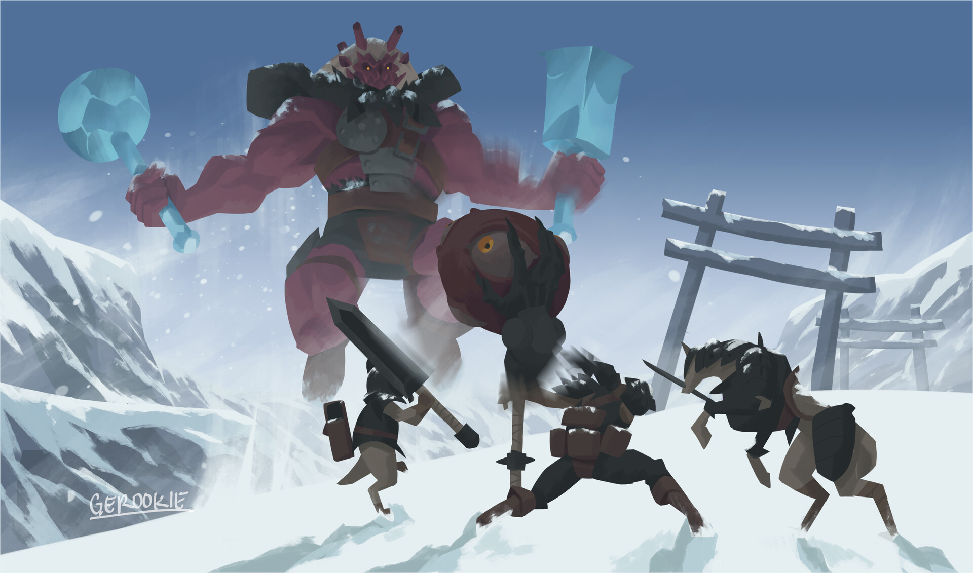 ArtStation - MH Rise X Berserk