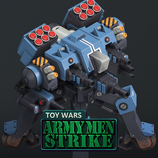 ArtStation - Army Men Strike - Robot_1