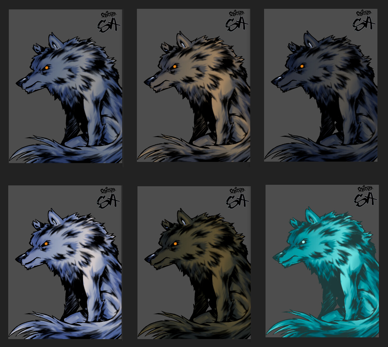 ArtStation - Wolf collection