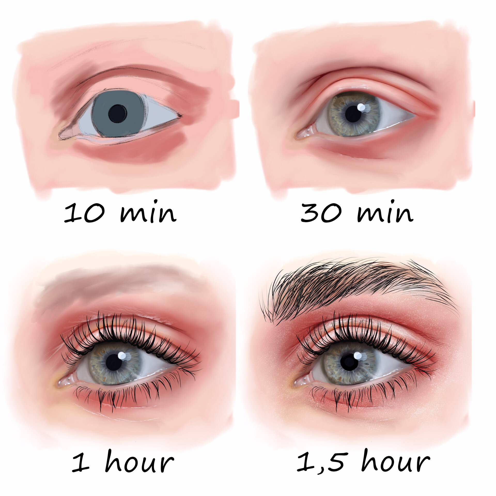 ArtStation - Eye drawing 2021