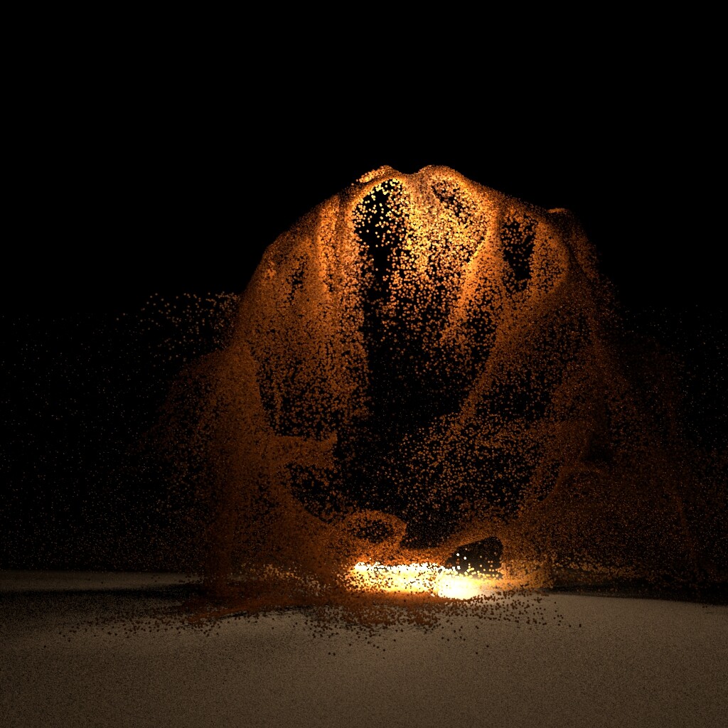 ArtStation - portal (N particles study Maya)