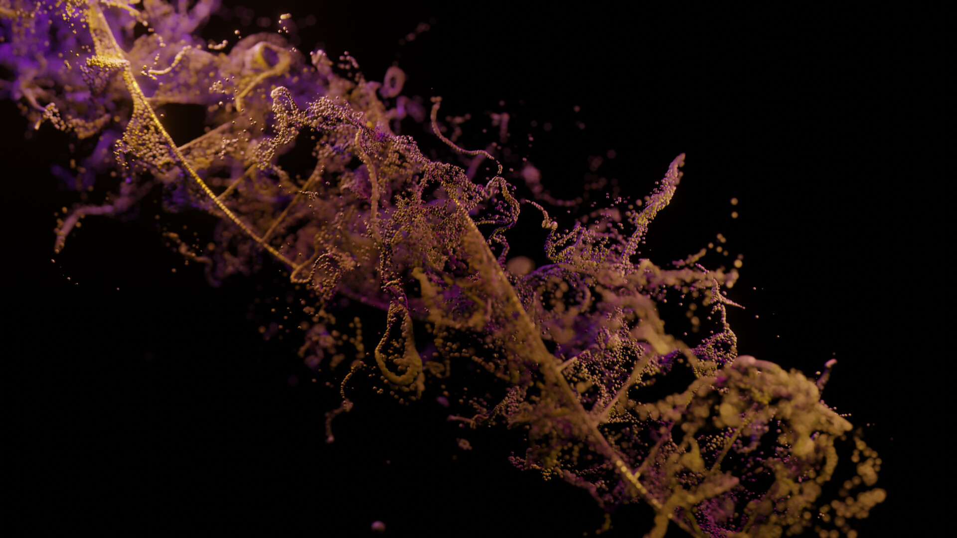 ArtStation - DNA Splash Animation