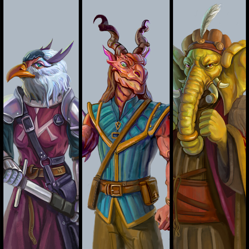 ArtStation - RPG Fantasy Characters