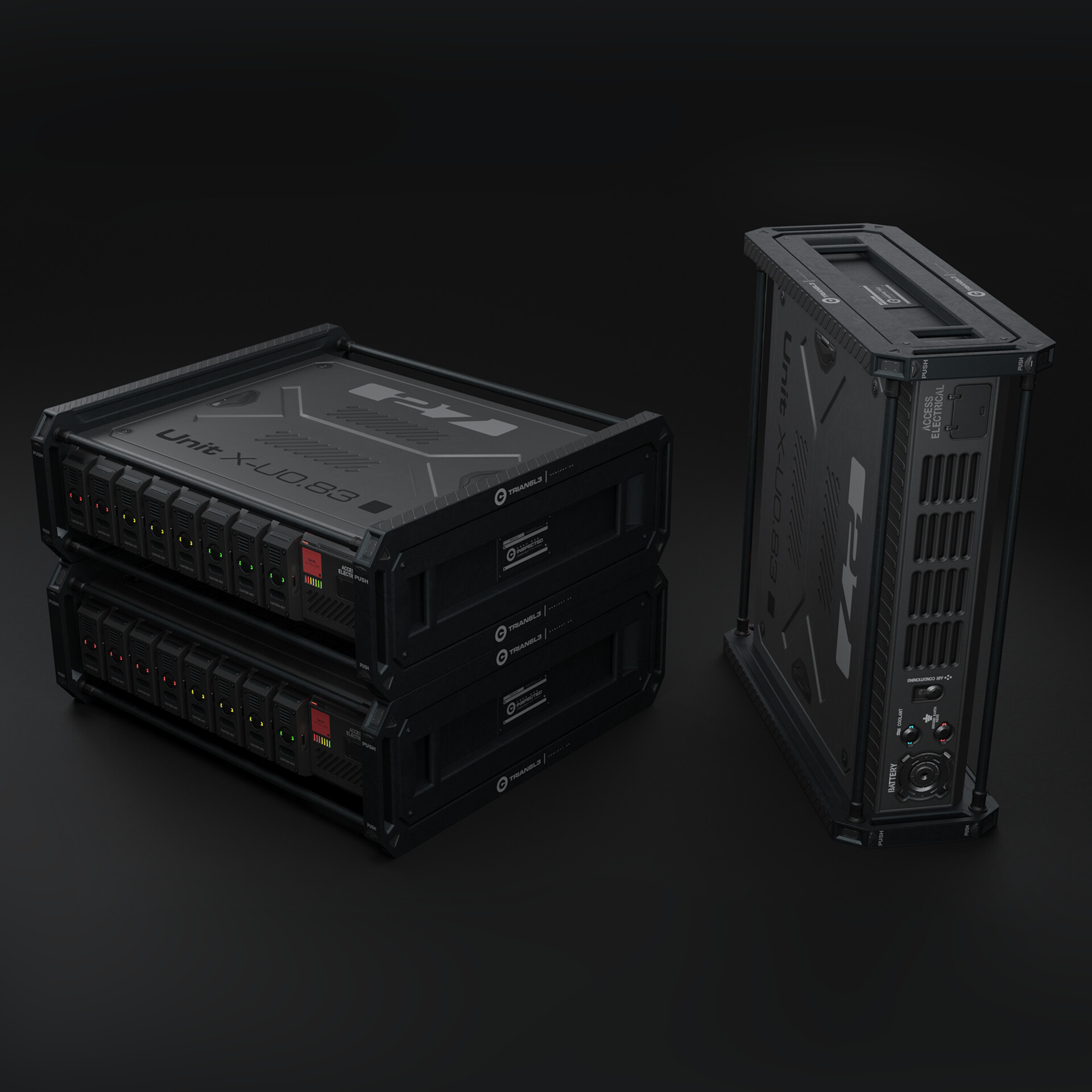 Philipp Weitnauer - Sci-fi Server Rack