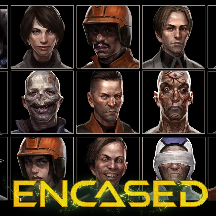 ArtStation - Encased - Portraits for characters