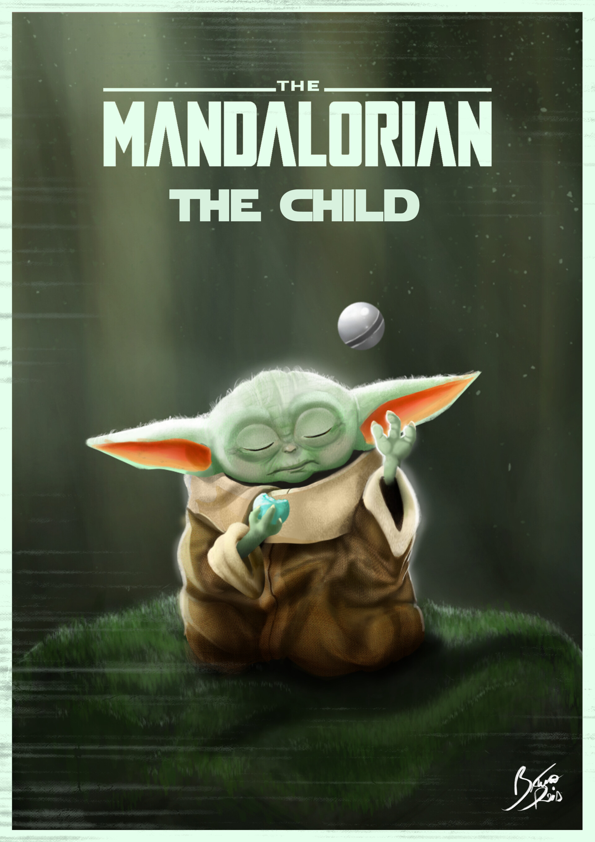 ArtStation - Fan art Grogu - The Child