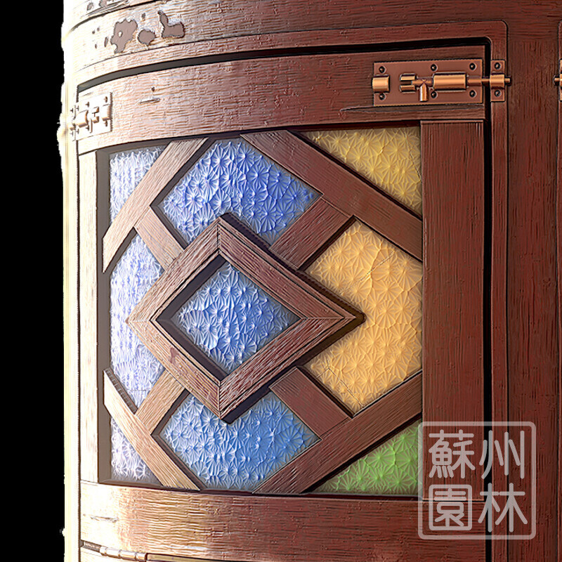 ArtStation - Suzhou Gardens_Colorful Window