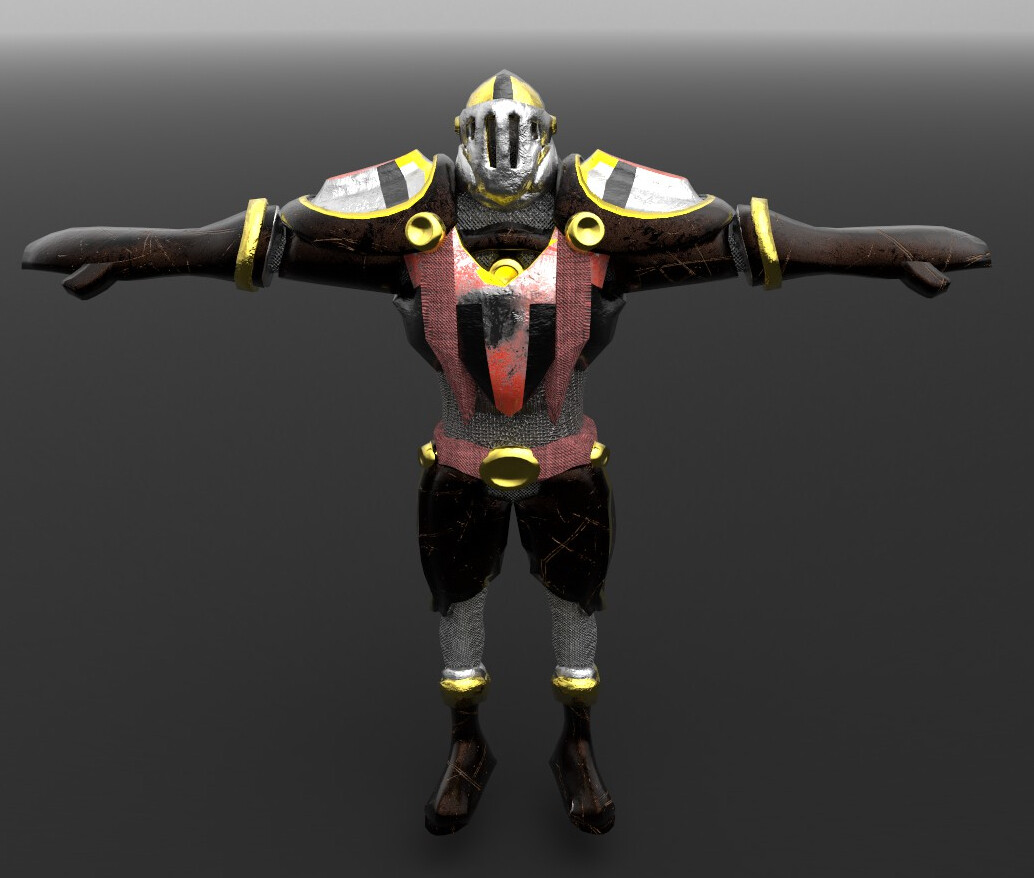 ArtStation - Hyper casual - Gold knight