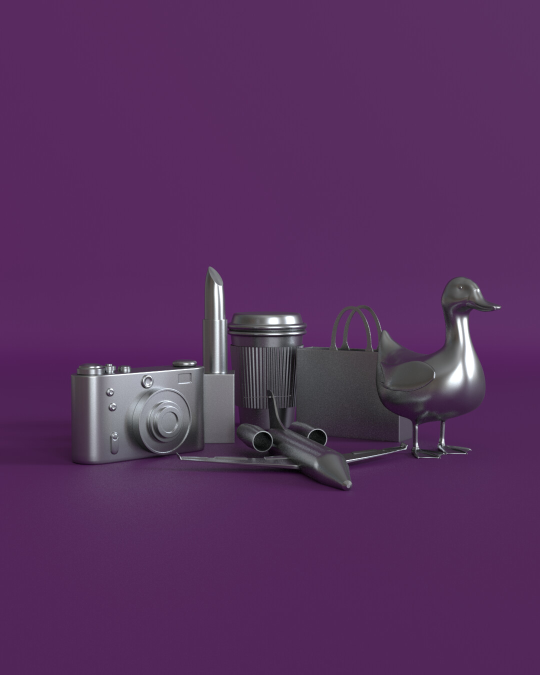 ArtStation - dUCk X Monopoly Tokens 3D Model
