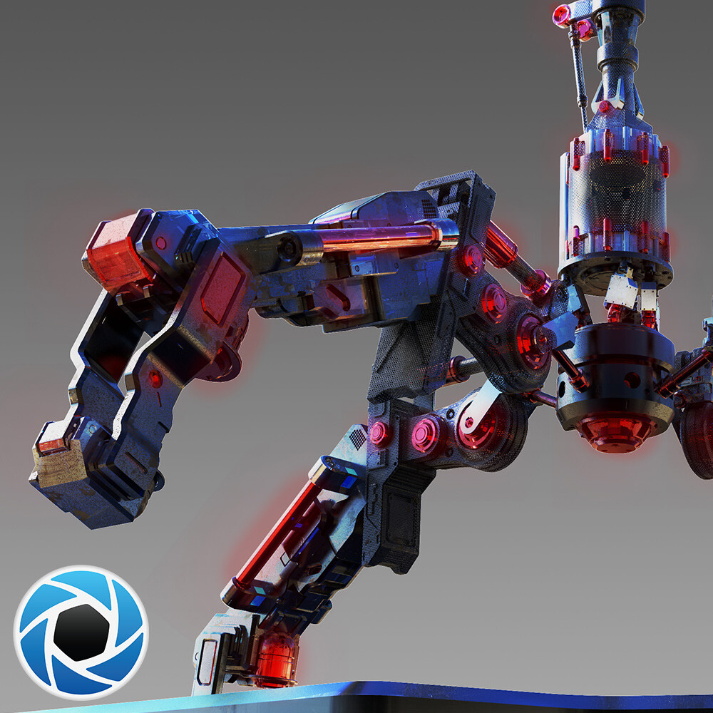 ArtStation - Mecha Design - Kitbash 3D Model
