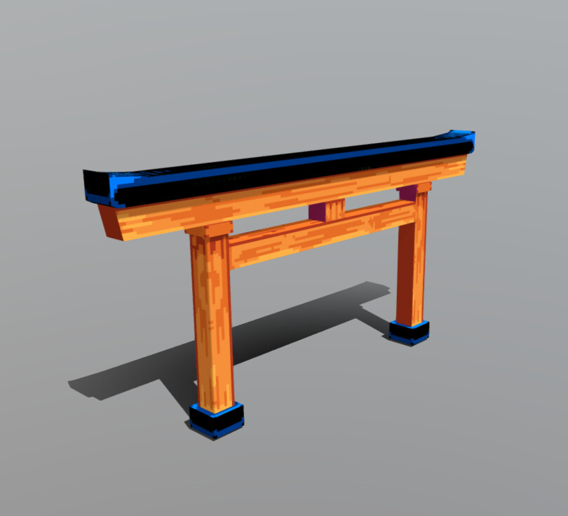 ArtStation - Torii Low Poly Model