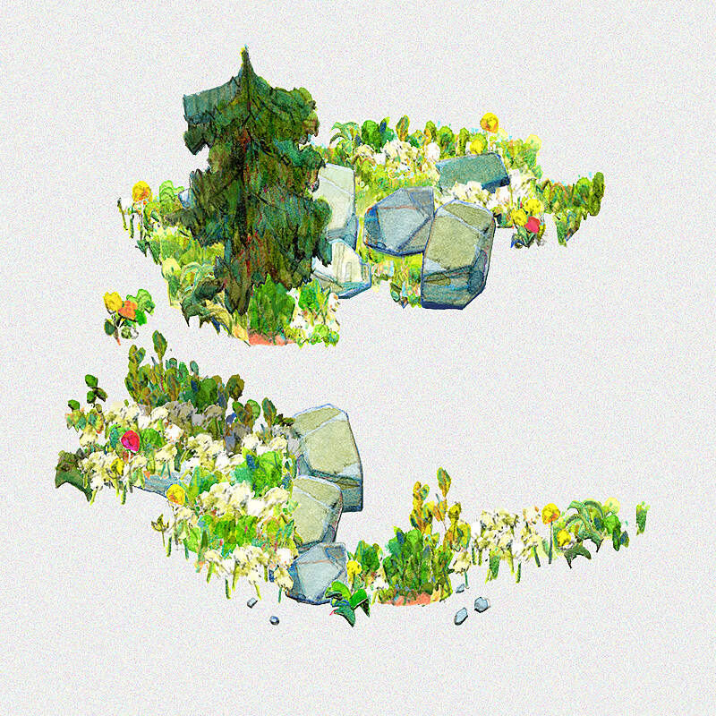 Thomas Scholes - Nature Kit - Traditional then Digital + Process GIFs