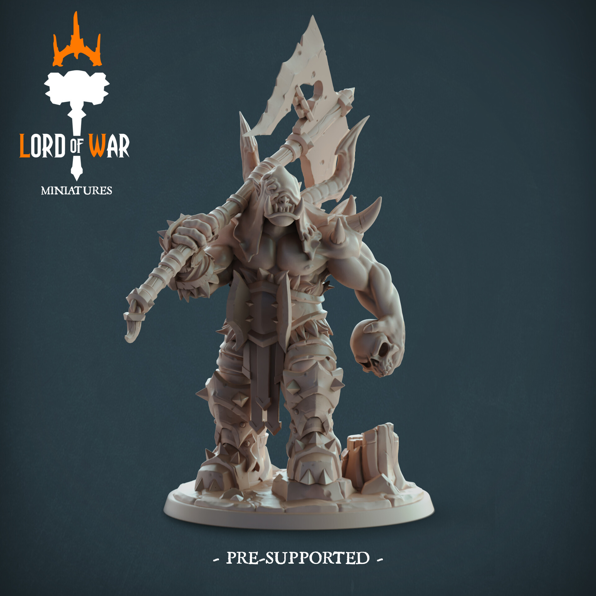 ArtStation - Orc Executioner-Lord of War Miniatures