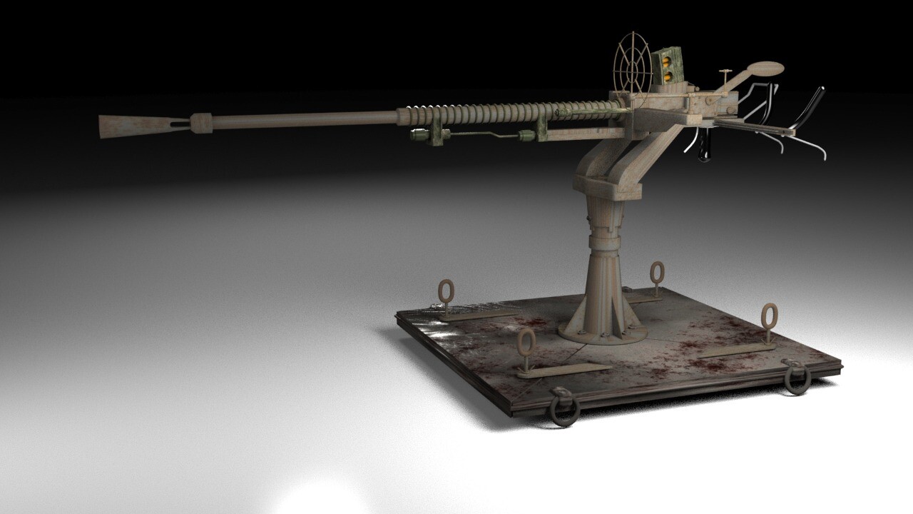 ArtStation - WAR MACHINE GUN