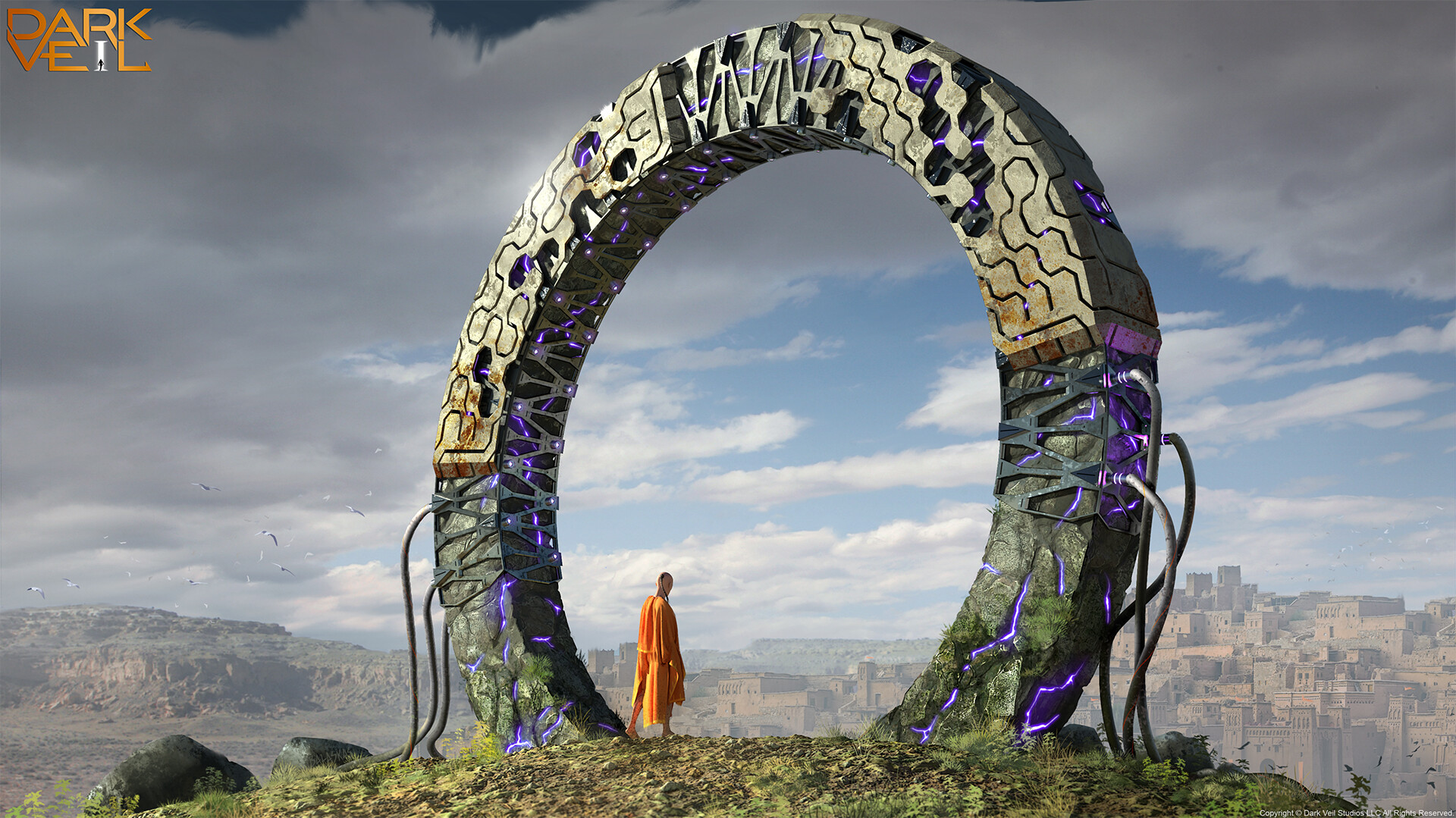 ArtStation - DARK VEIL Derelict Gate