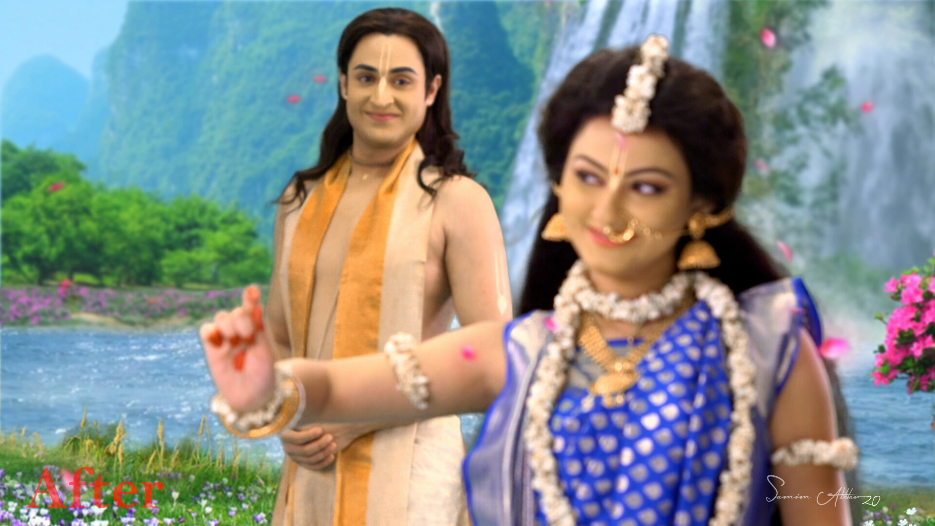 SaMim AkHtar - Indian TV Serial Matte painting