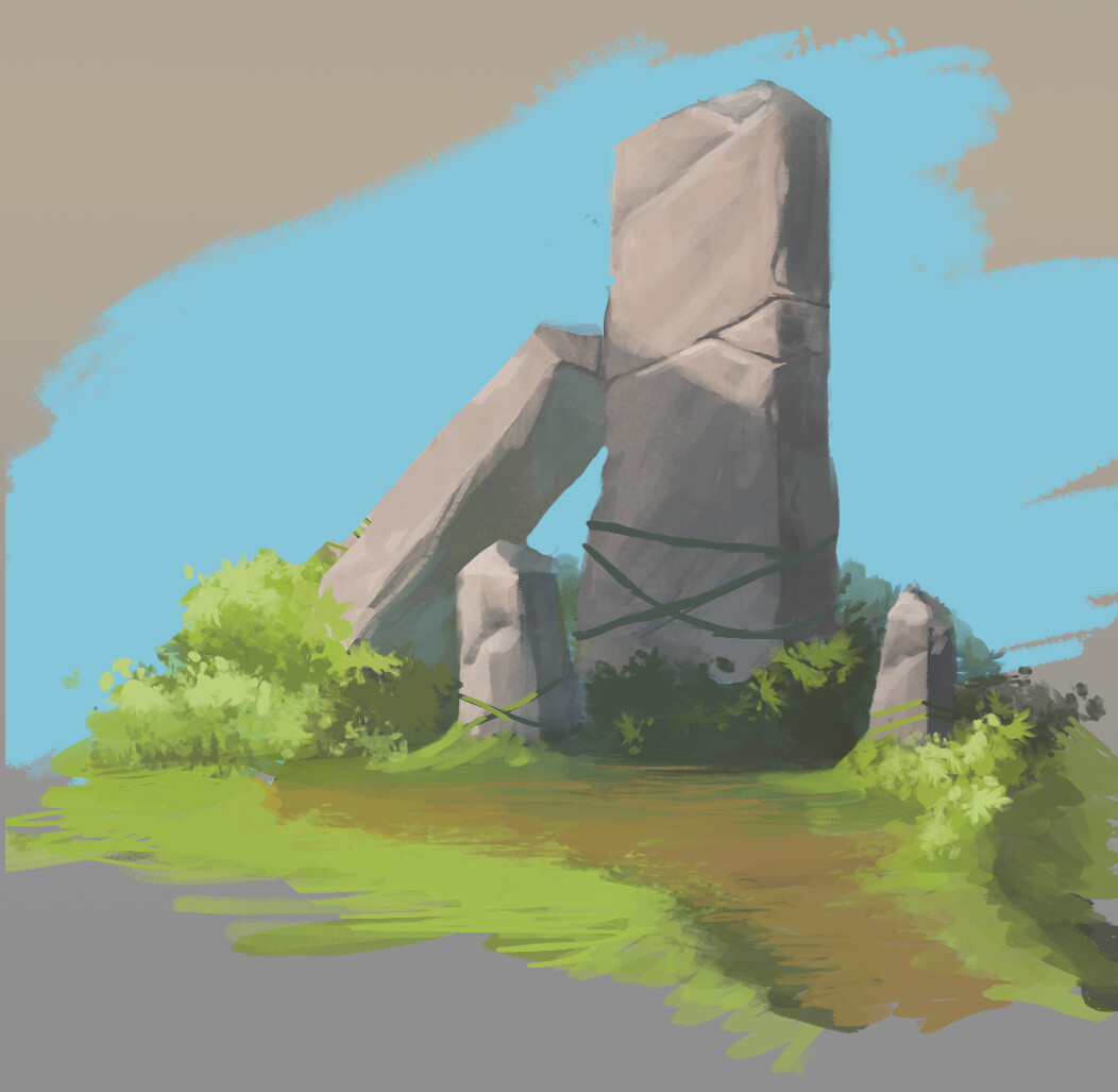 ArtStation - Environment: Untitled Caveman Project