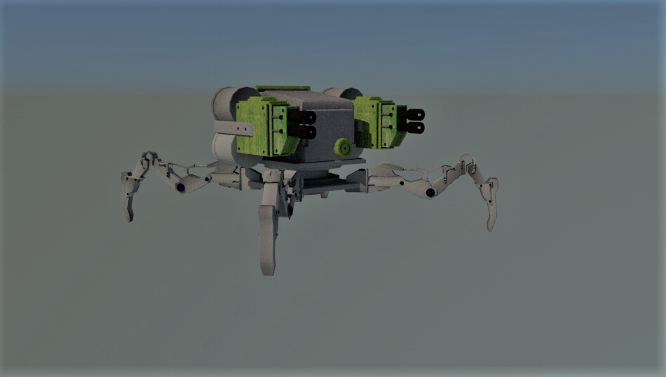 ArtStation - Patrol Bot Mk II