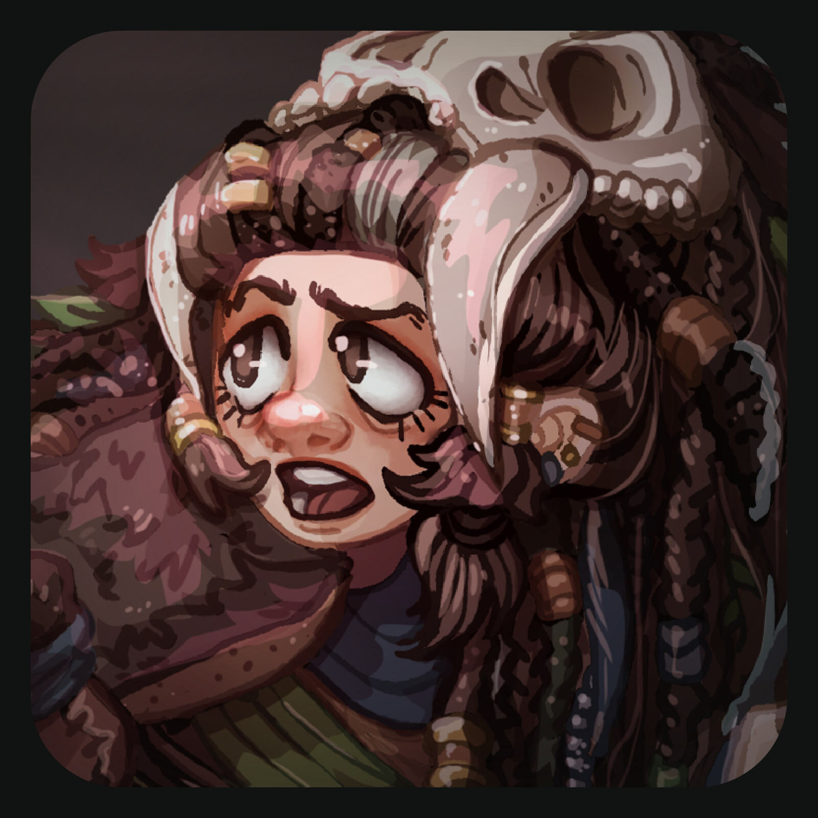 ArtStation - Dwarf Witch // DnD OC // Commission