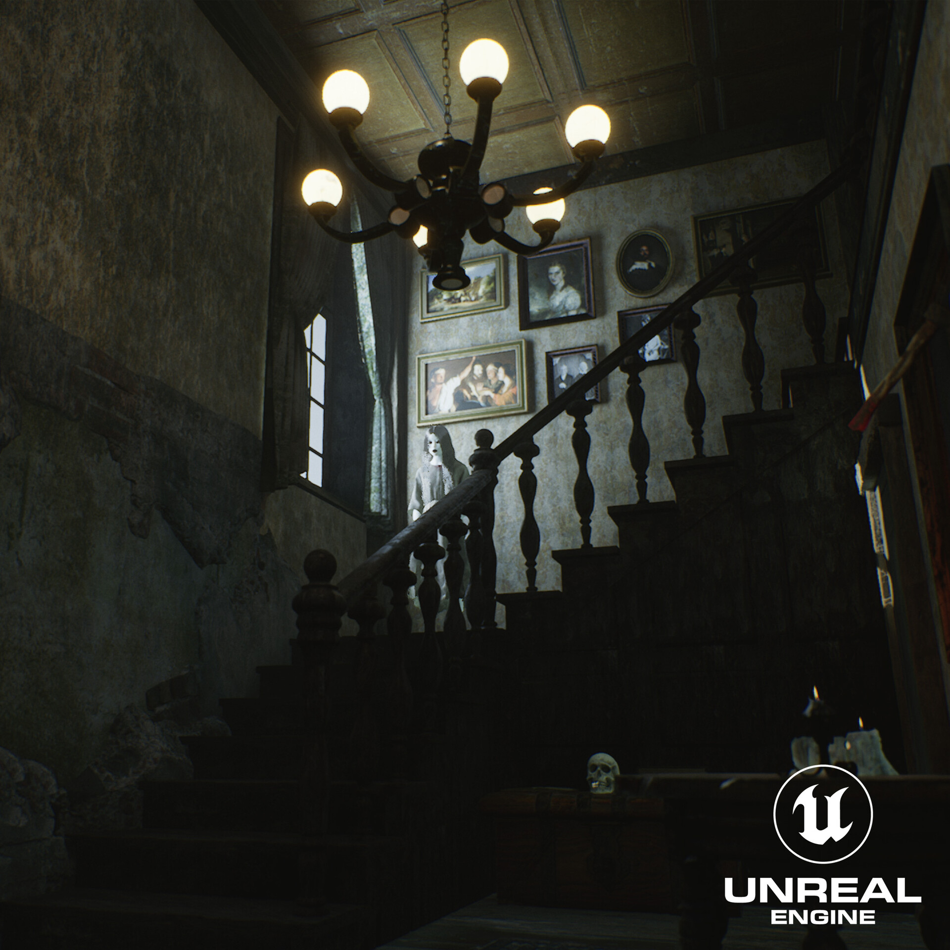 ArtStation - Reflection of a Ghost Unreal Engine 4.27