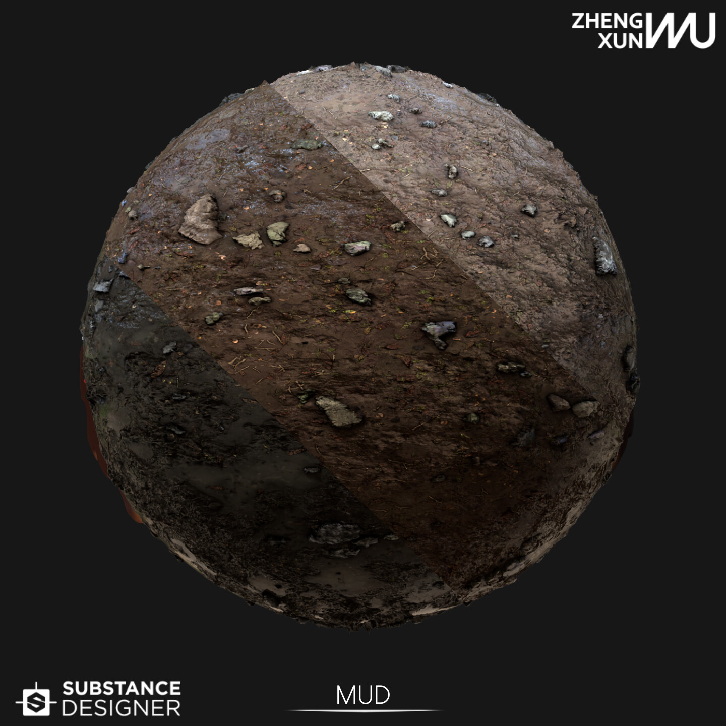 ArtStation - SubstanceDesigner-Mud