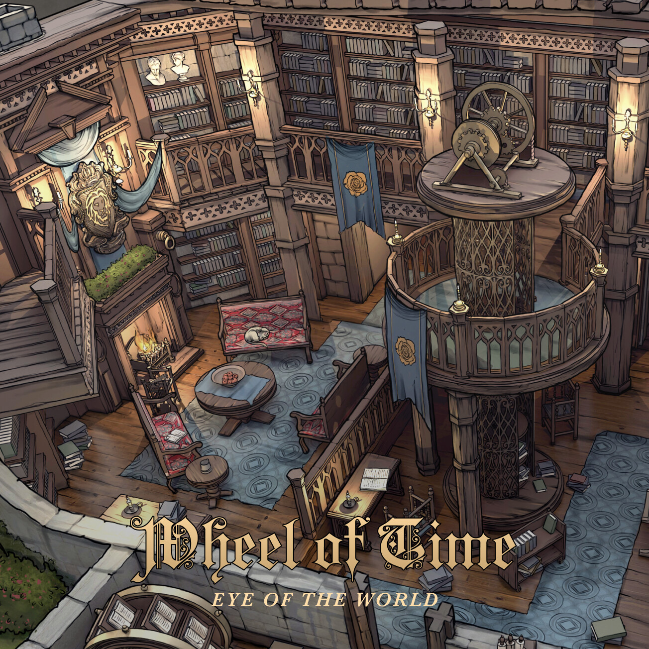 ArtStation - Queen's Blessing Library - Cutaway