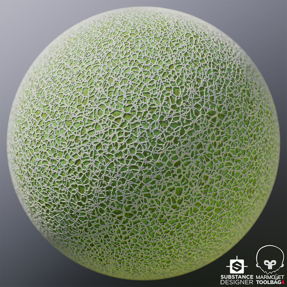 ArtStation - Melon Skin Material