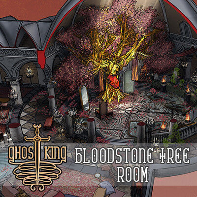 ArtStation - Bloodstone Tree Room
