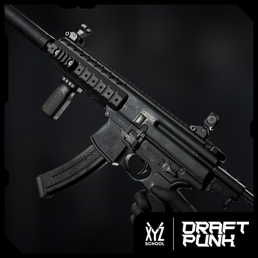 ArtStation - SIG SAUER MPX / Oleksandr Lesiuk / XYZ School