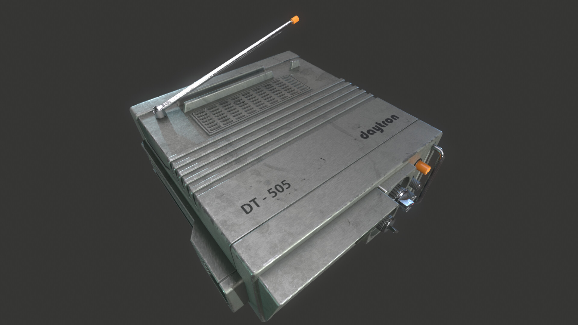 ArtStation - Vintage Old-School Portable 80s TV