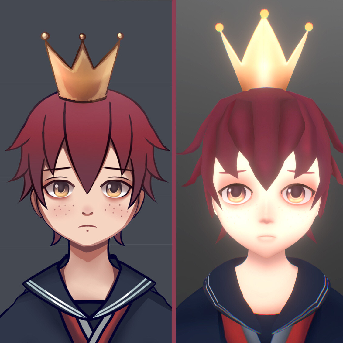 ArtStation - Little King 3D Model and Concept, Luna Elise