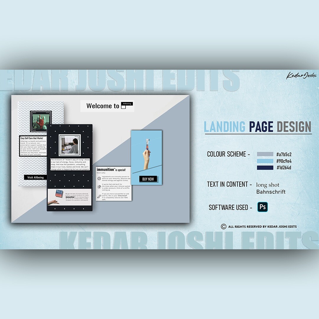 ArtStation - website page Design