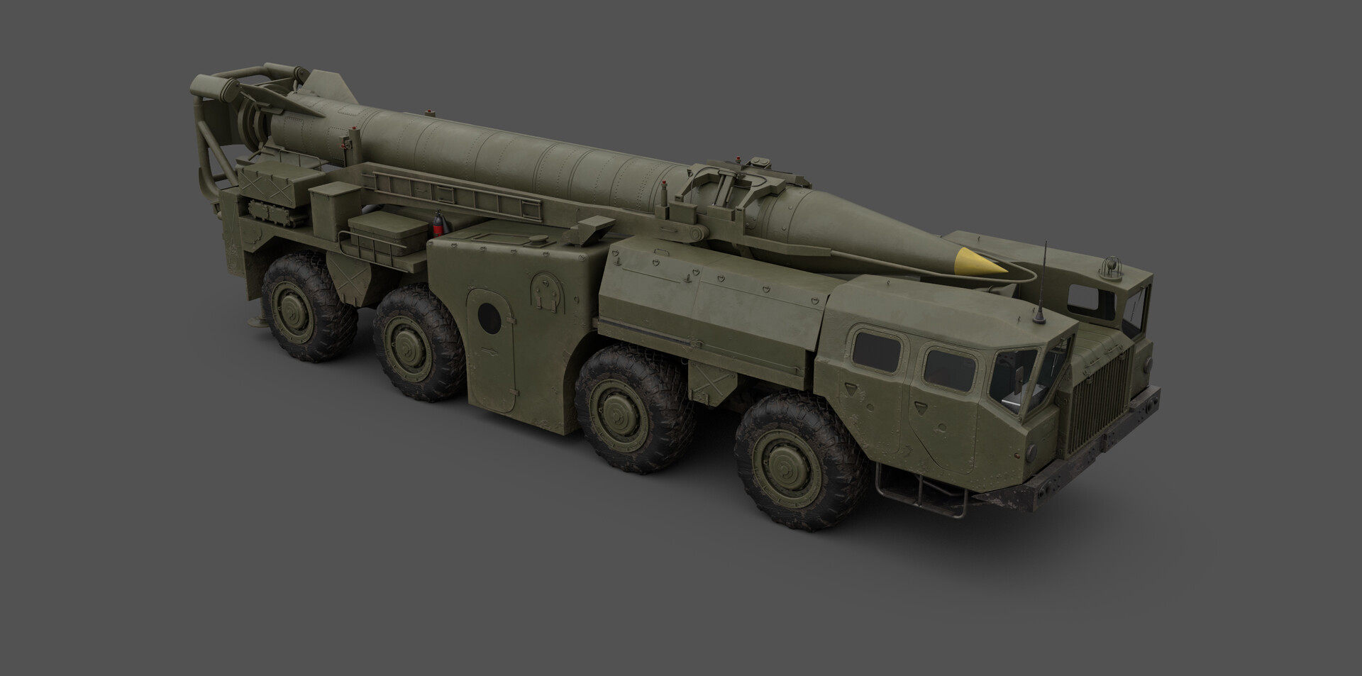 ArtStation - MAZ-543 Scud Missile Launcher