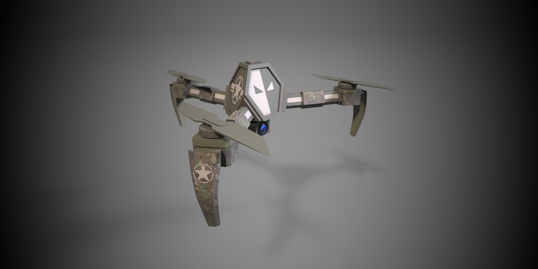 ArtStation - Stylized Military Drone