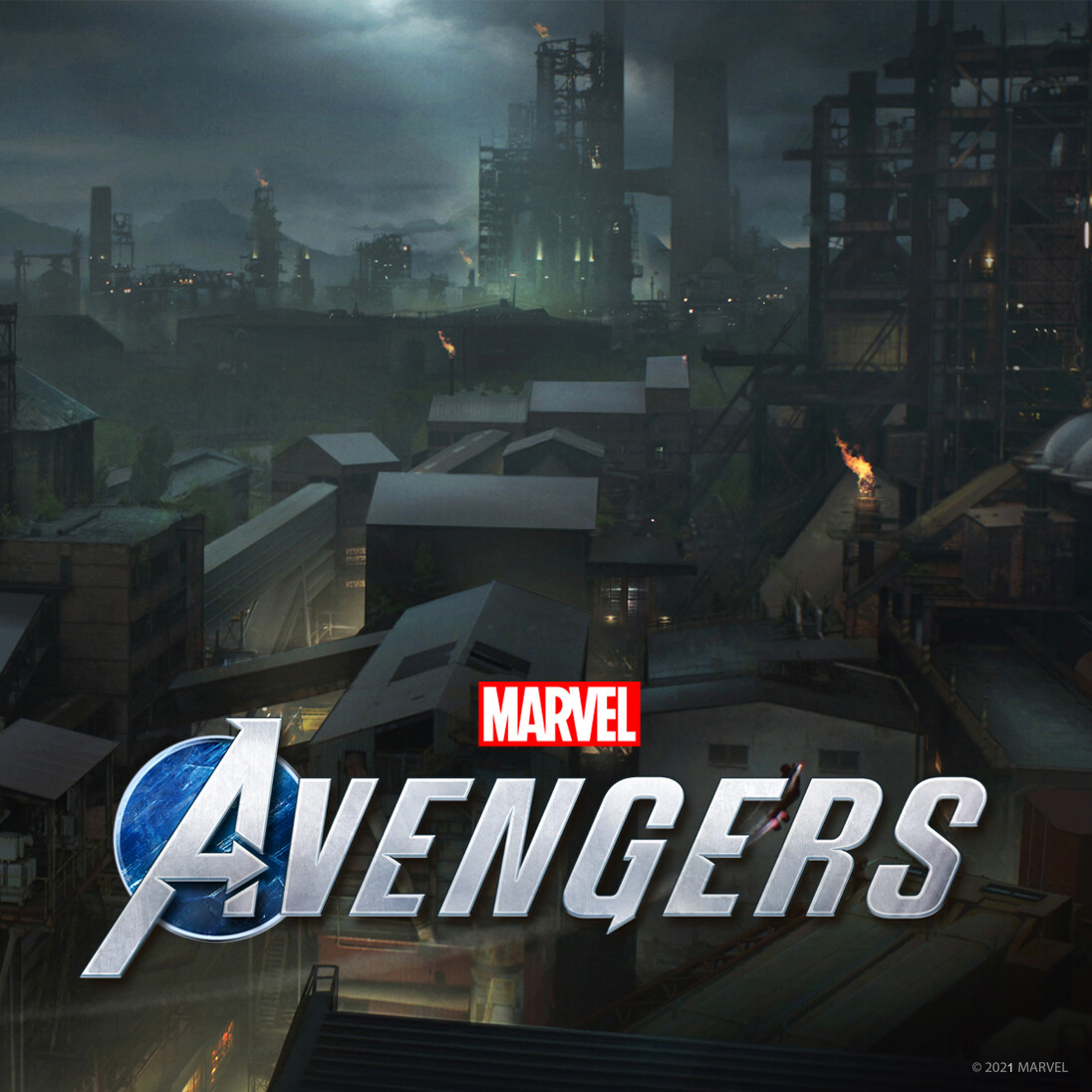 ArtStation - Marvel's Avengers - Industrial Biome Concept