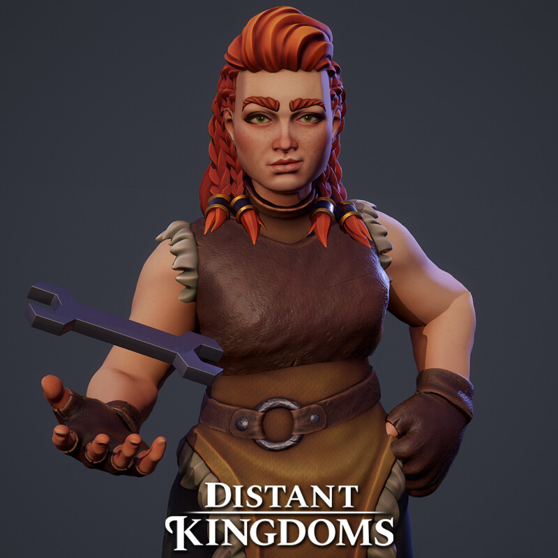 ArtStation - Distant Kingdoms: Female Dwarf