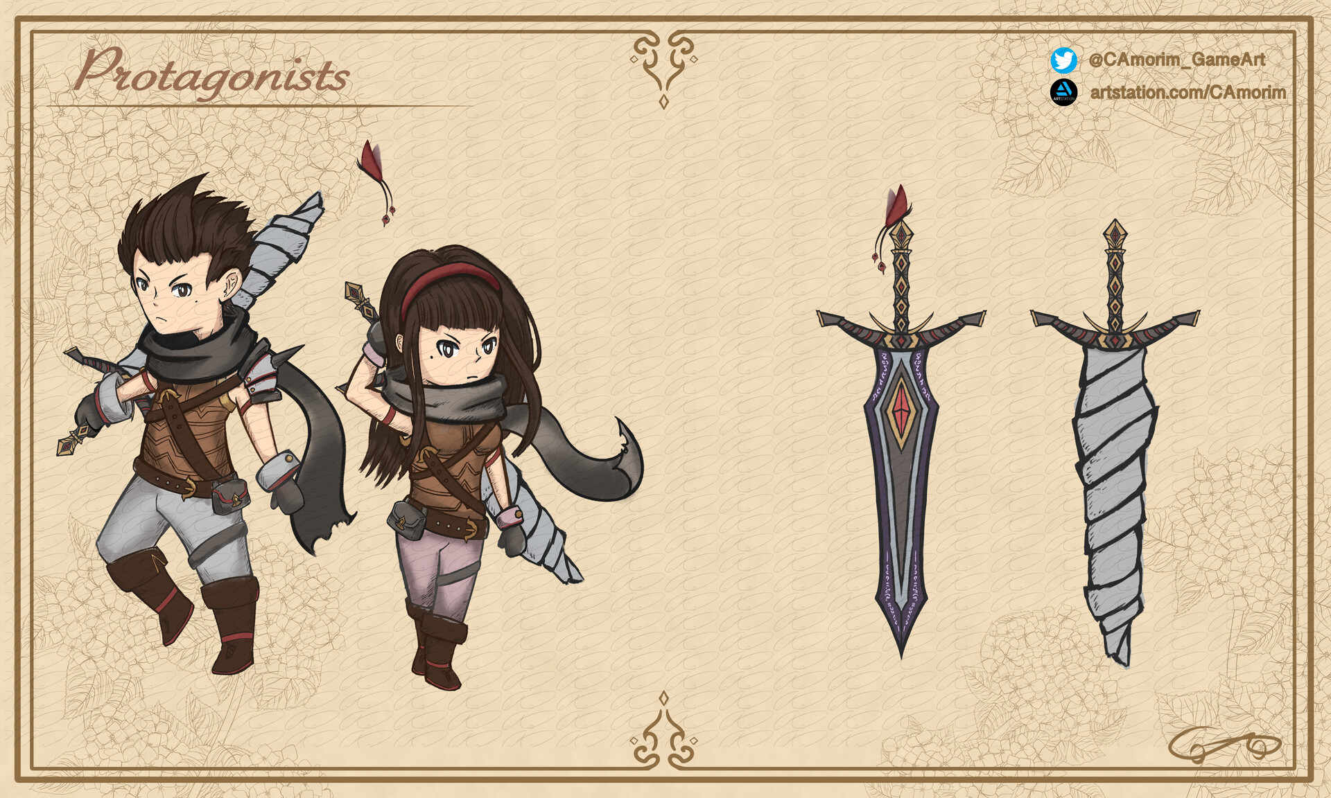 ArtStation - Protagonists - Fantasy RPG