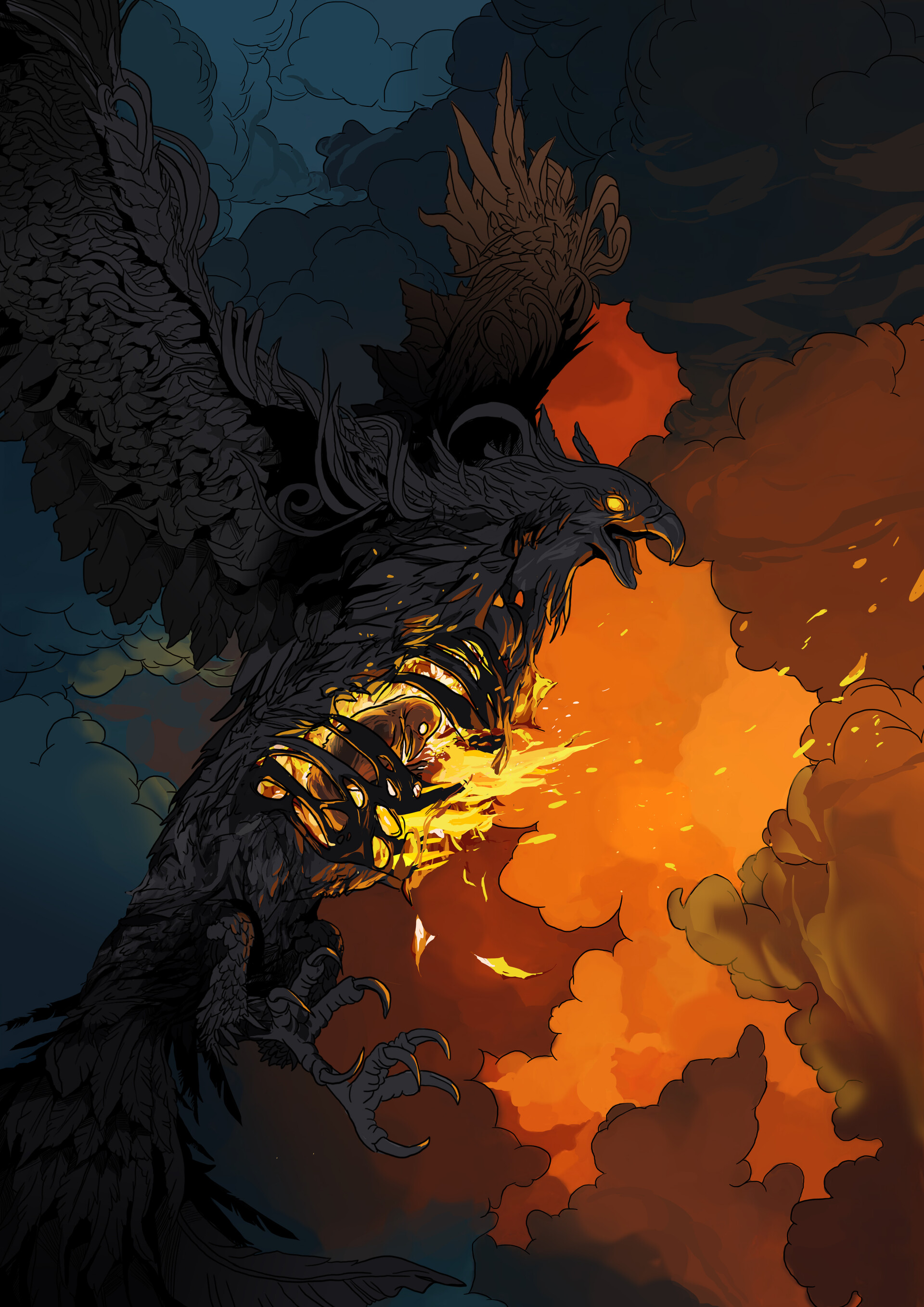 ArtStation - Phoenix / Greek Mythology