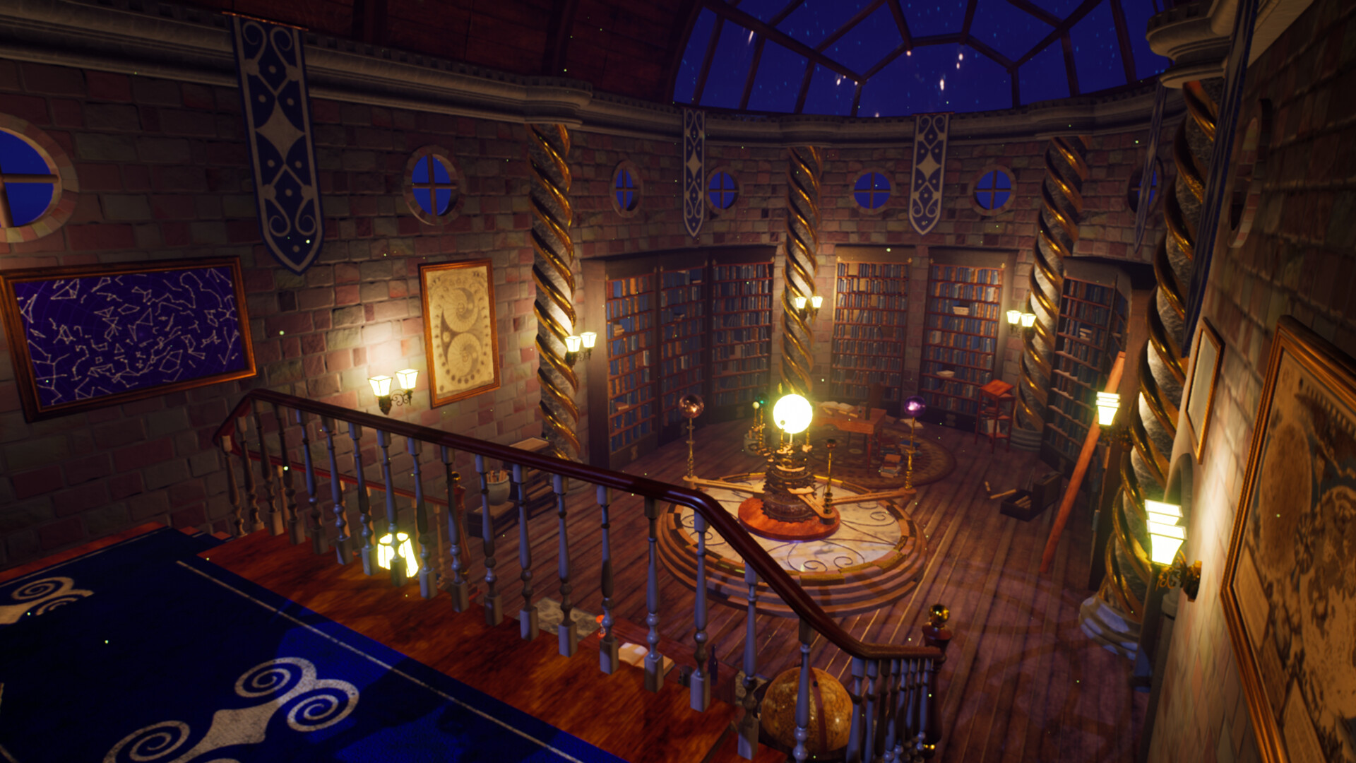 ArtStation - Stargazer - Observatory room