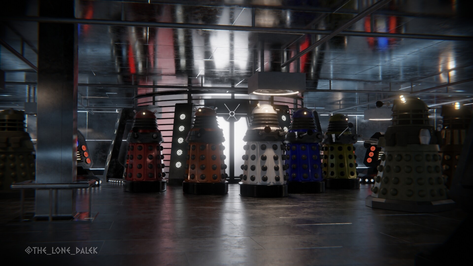 ArtStation - 'Victory of the Daleks' Paradigm Progenitor Chamber Recreation