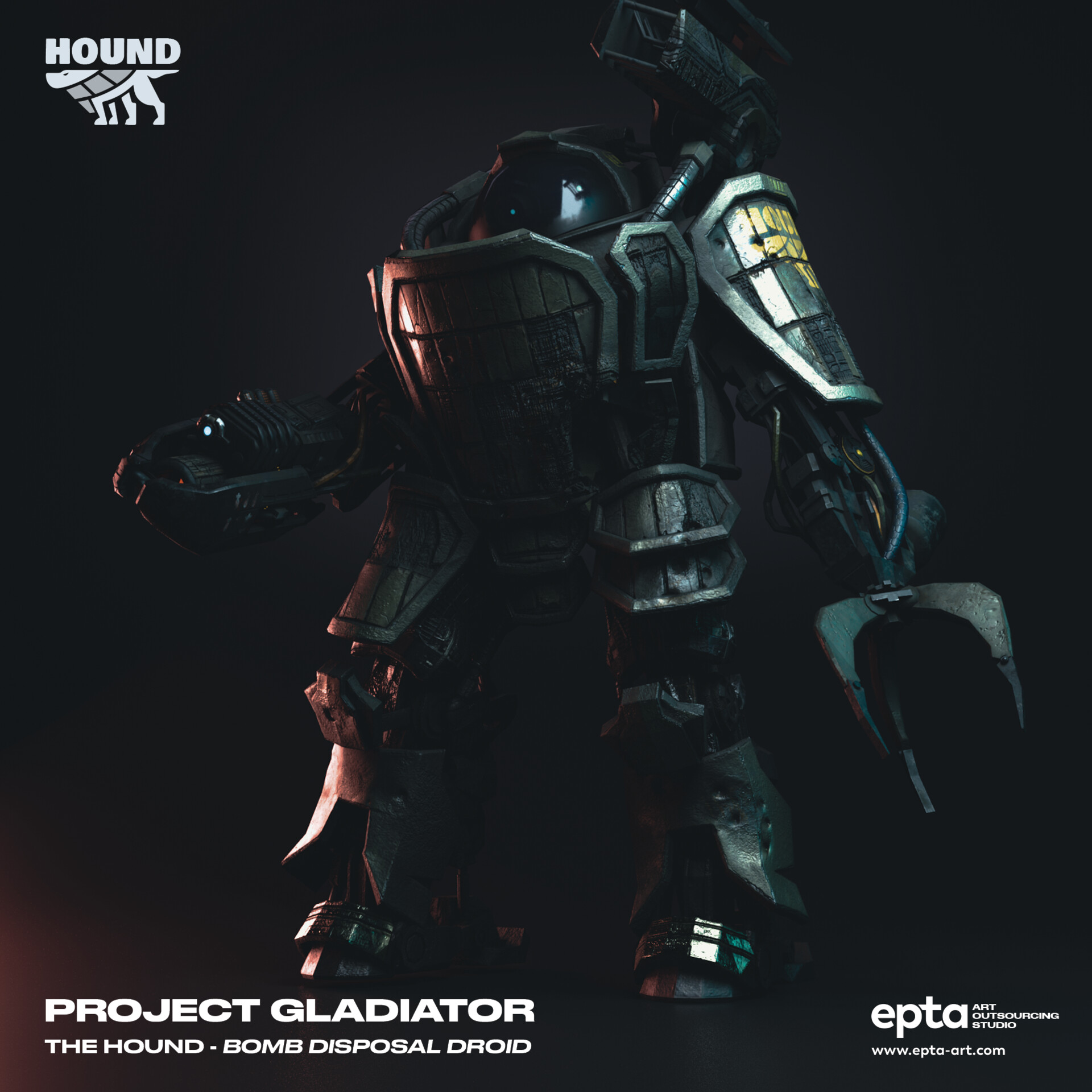 ArtStation - Bomb Disposal Droid