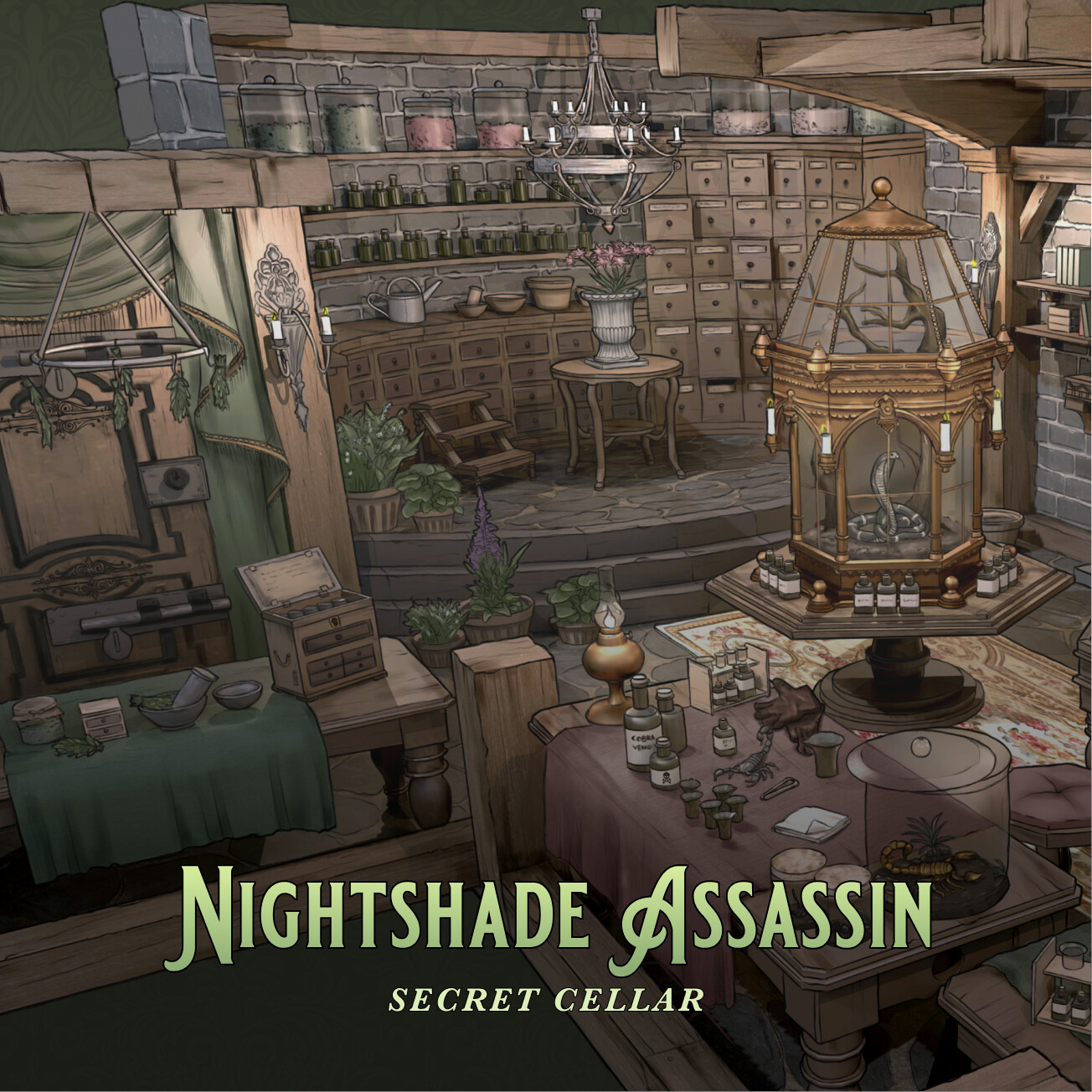ArtStation - Nightshade Assassin - Secret Cellar