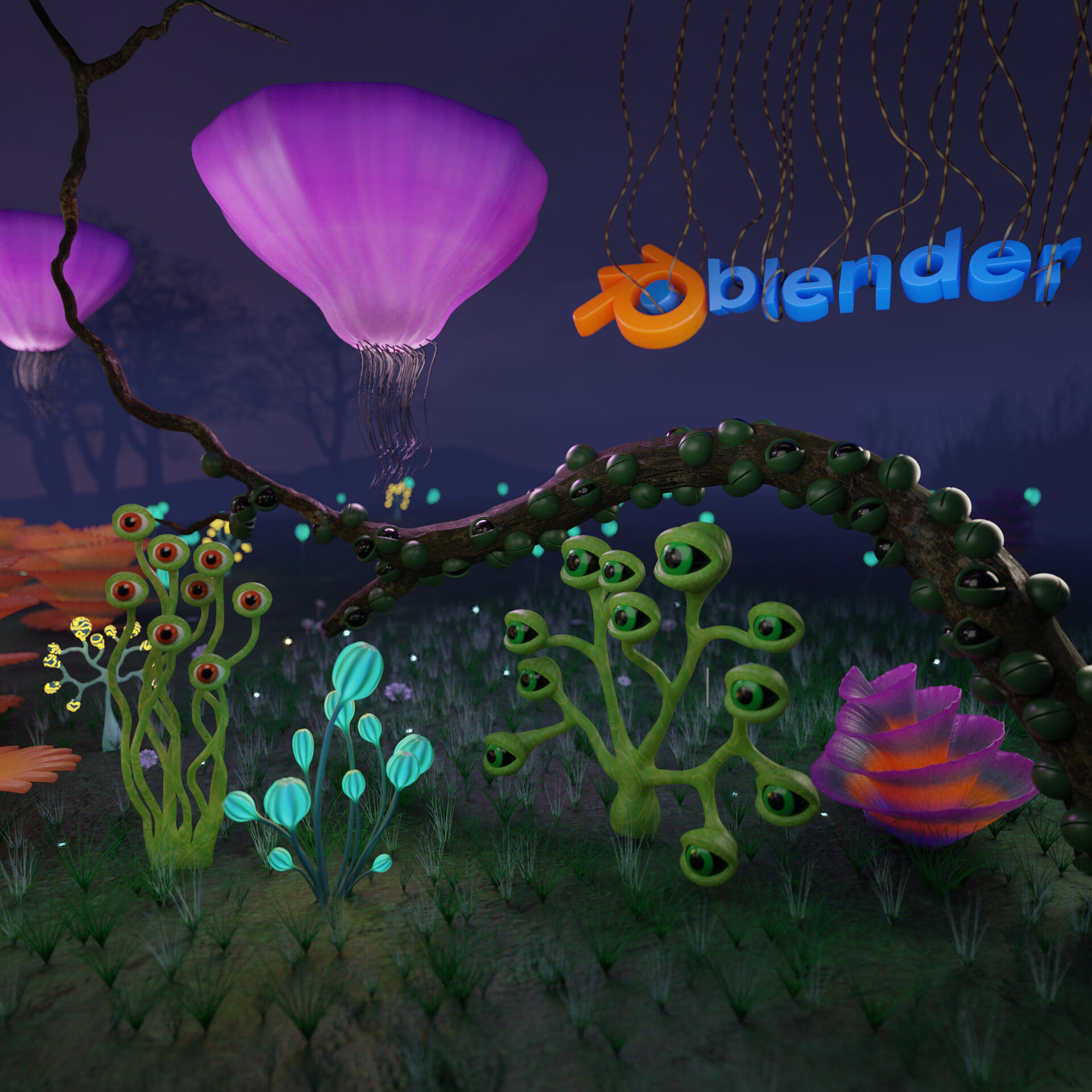 ArtStation - Alien vegetation