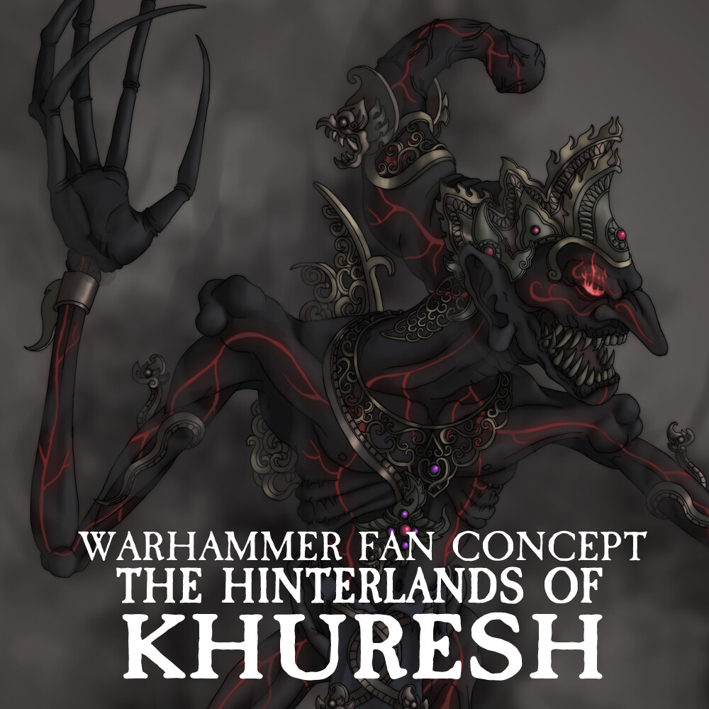ArtStation - Warhammer Khuresh concept art: Sbek Prowler (Melee infantry)