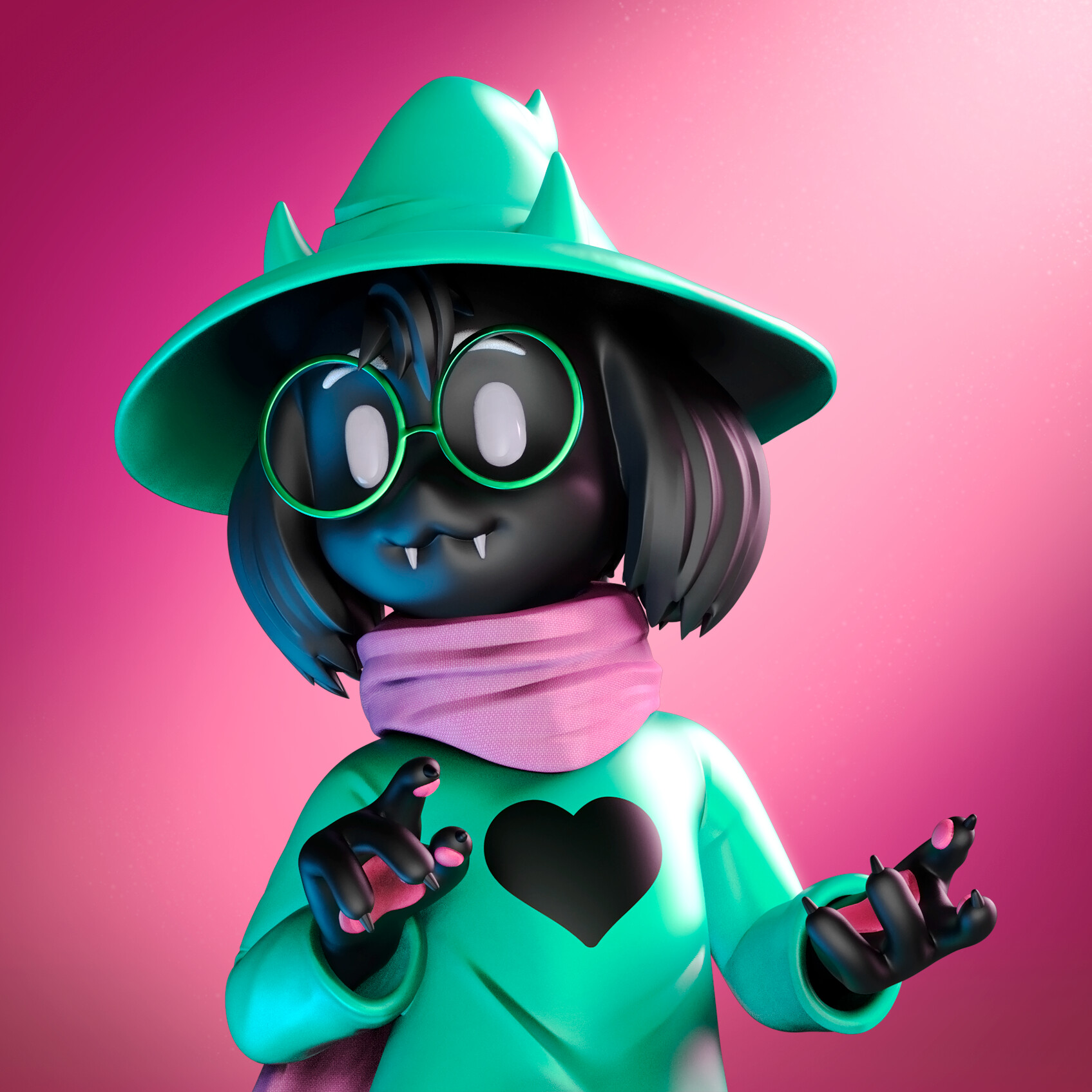 ArtStation - Ralsei 3D sculpt