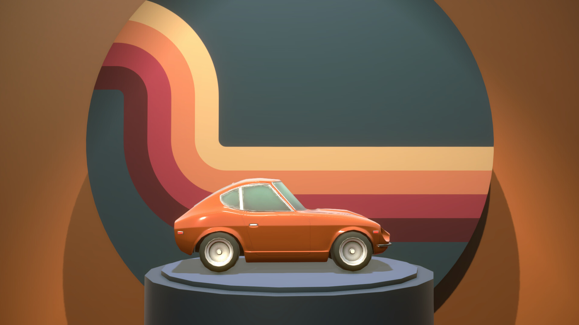 ArtStation - Stylized Datsun 280z - Low Poly