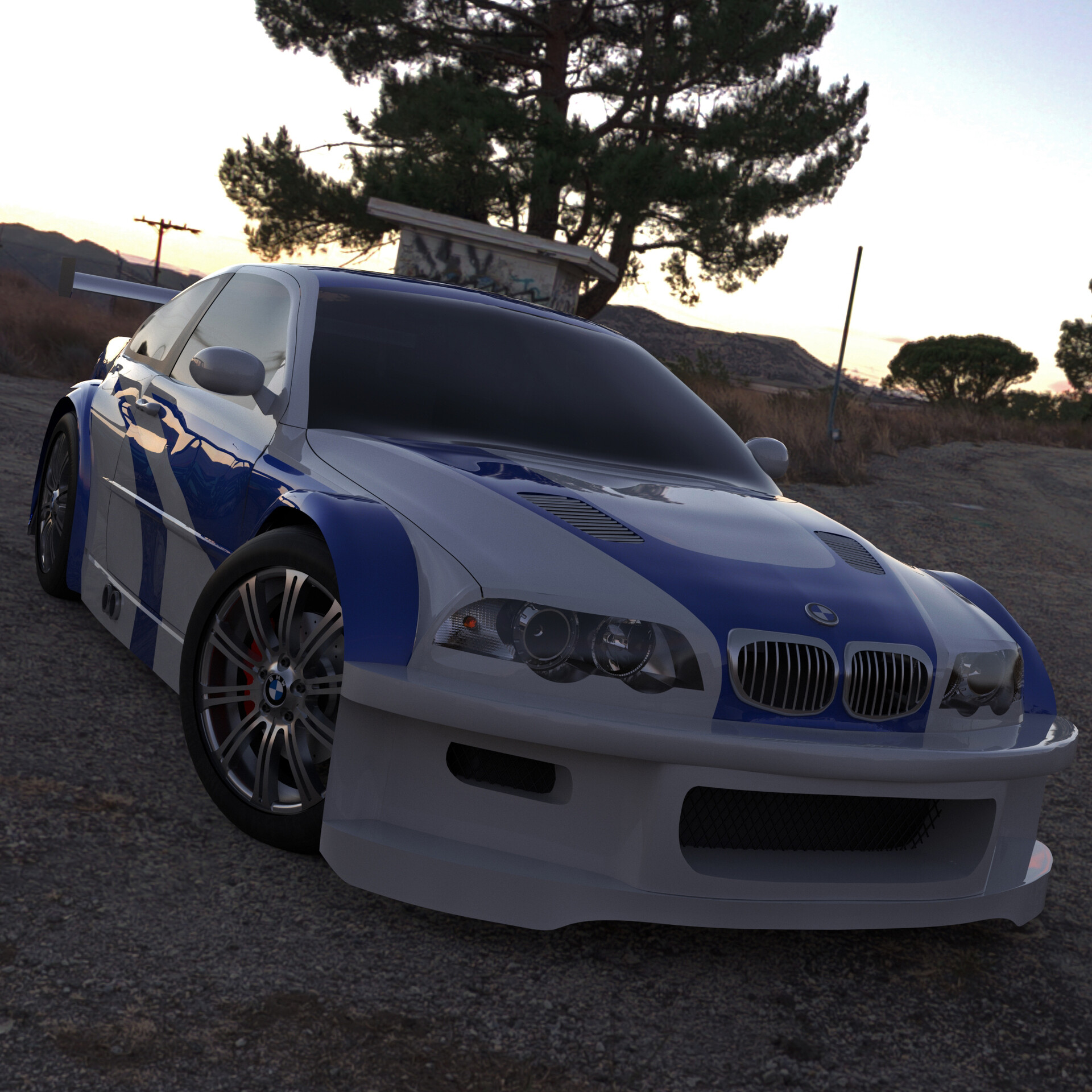 ArtStation - BMW M3 GTR