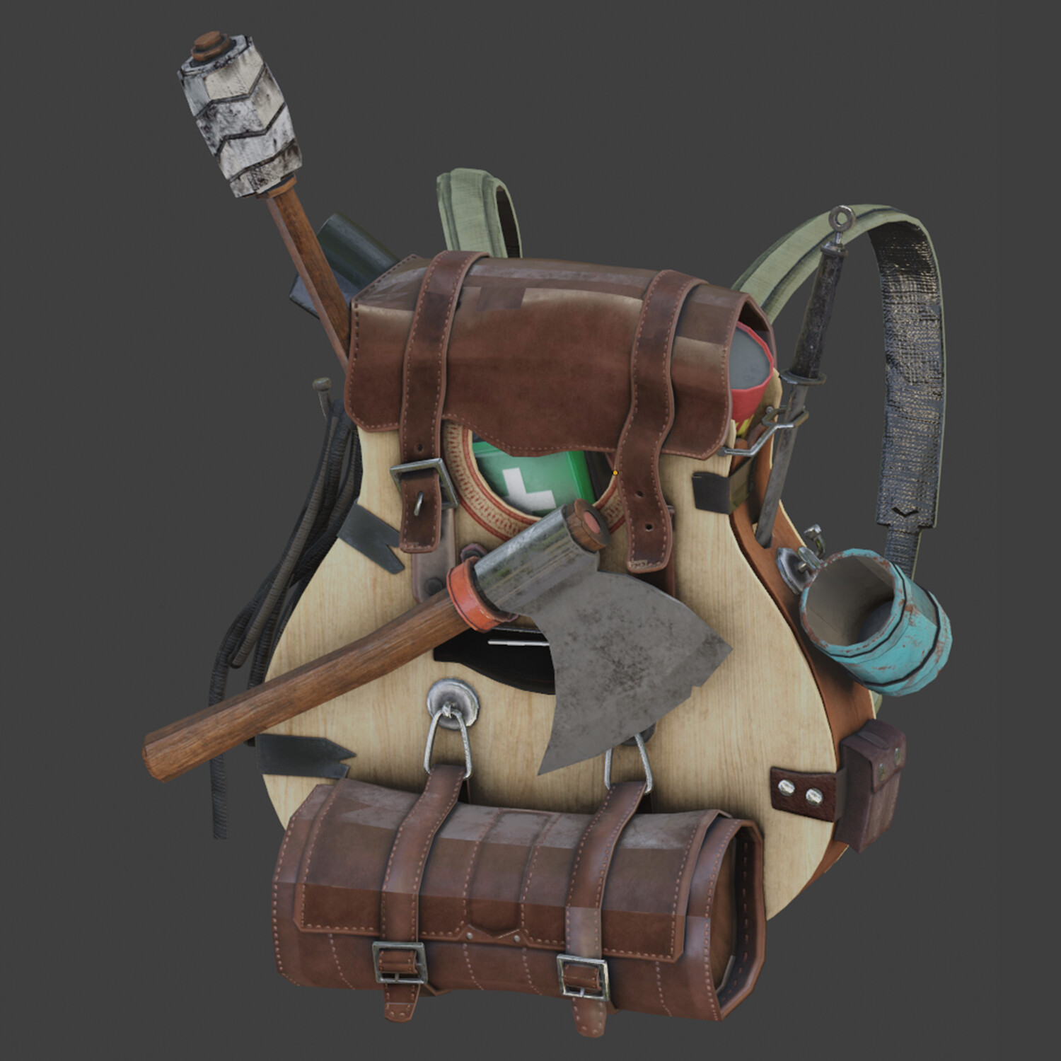 ArtStation - Last survival bag